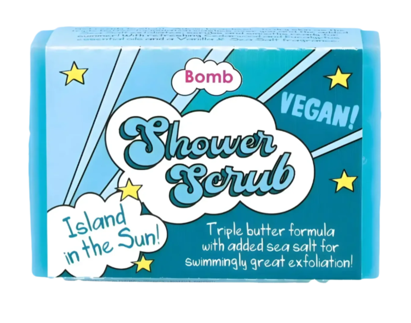 Island in the Sun Solid Shower Scrub - Bomb Cosmetics UAE